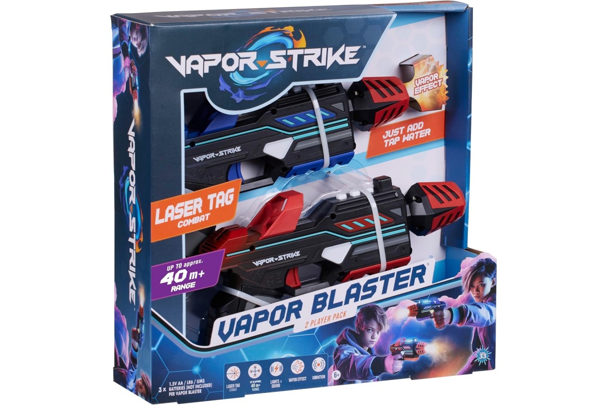 Vapor Strike: Laser Tag Combat Vapor Blasters (2 Player Pack)