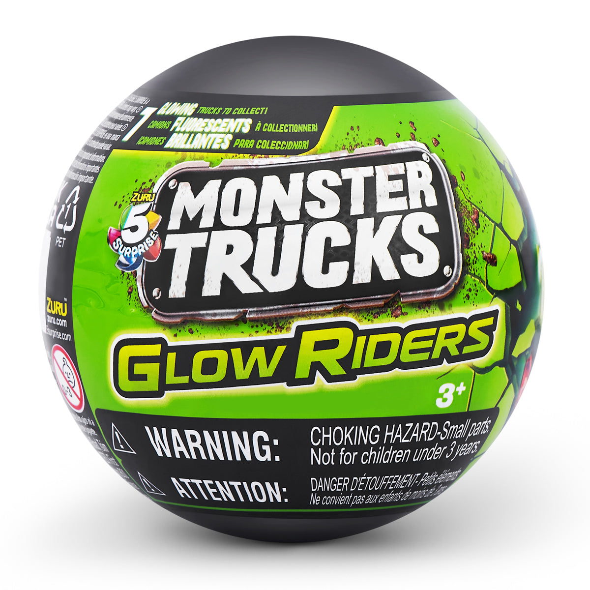 Zuru Monster Trucks Glow Riders Series 2 Mystery Capsule