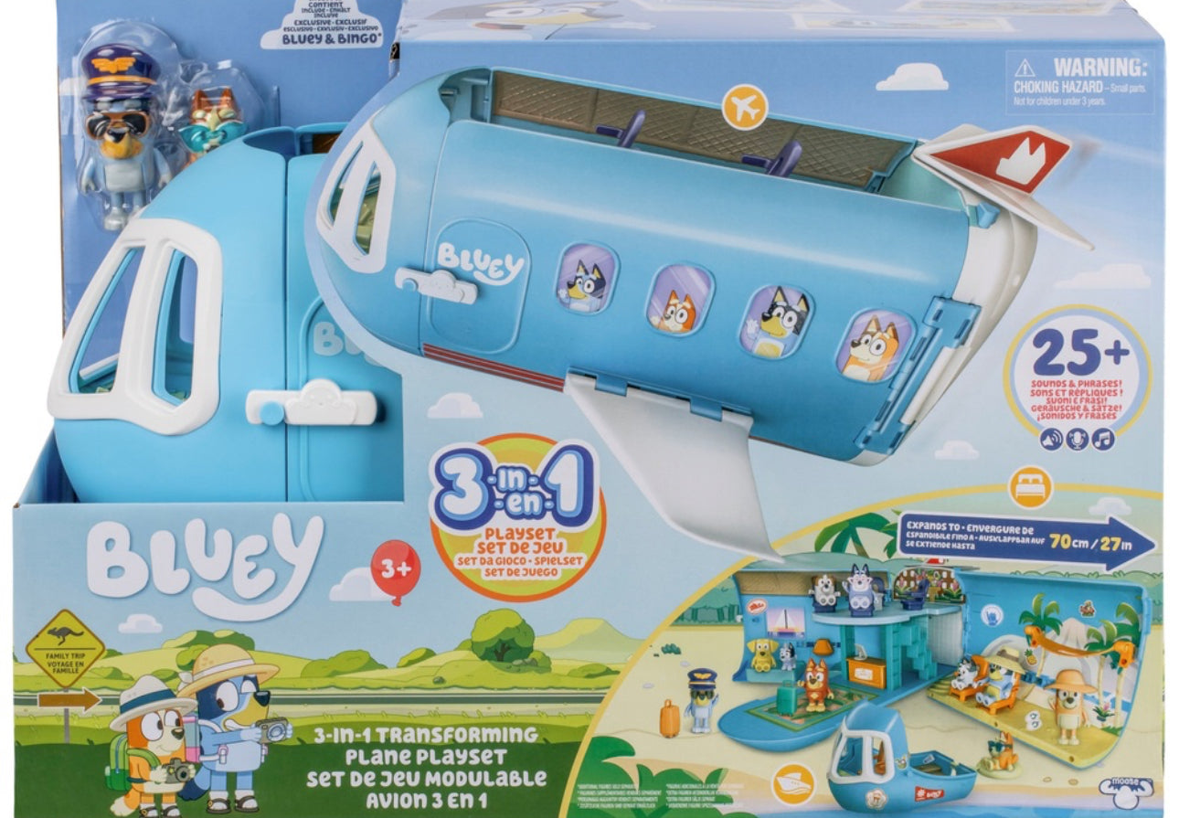Bluey 3-in-1 Transforming Plane